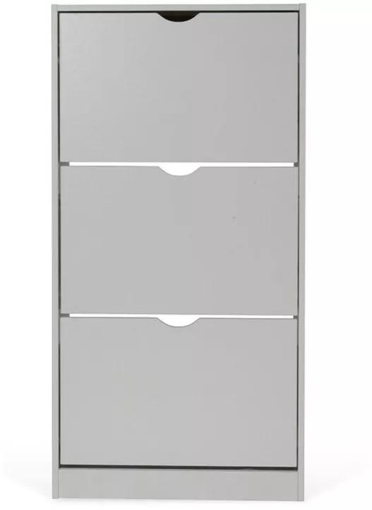 Dulap pentru depozitare pantofi KL Carey 3 usi rabatabile 6 rafturi Pal ...