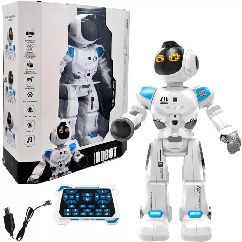 Robot inteligent pentru copii Cu telecomanda 50 de miscari Senzori de ...