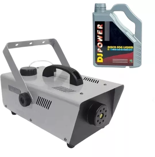 Set masina de fum profesionala si lichid 4.5 l telecomanda 2000 KV - cel.ro