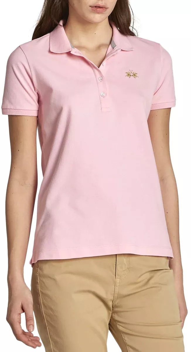 Tricou polo dama La Martina CCWP01 XL INTL Roz yzr6_953241330 - cel.ro