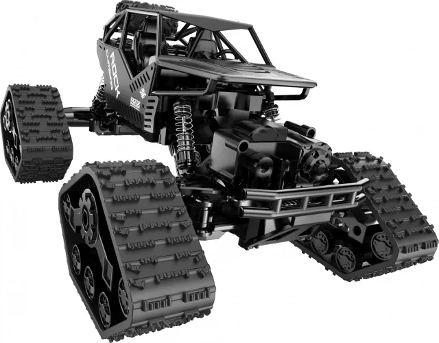 Masina 4x4 cu telecomanda 2in1 roti si senile se pot inlocui incarcare ...