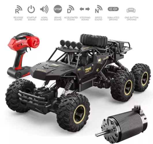 Masina cu telecomanda Off-Road 6 roti BIG 46 cm incarcare USB ...