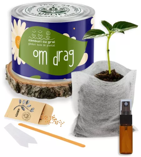 Kit de Gradinarit Urban - &bdquo Om drag&rdquo Zamburi cu Grai h35q ...