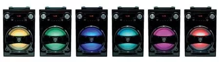 Boxa Portabila Profesionala Klausstech Putere 25 W Lumini Rgb Telecomanda