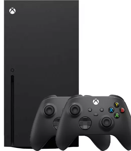 Consola Microsoft Xbox Series X 1TB negru + 2 Controllere Second-Hand SH
