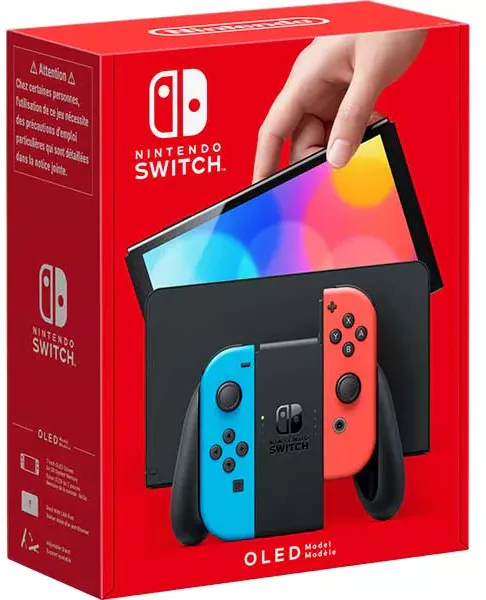 Consola Nintendo Switch OLED cu Joy-Cons RED/BLUE Second-Hand SH