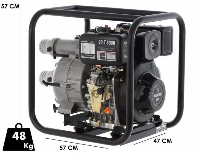 Motopompa Diesel apa murdara 3&rdquo /80 mm Debit 833 l/min Putere 6 CP ...