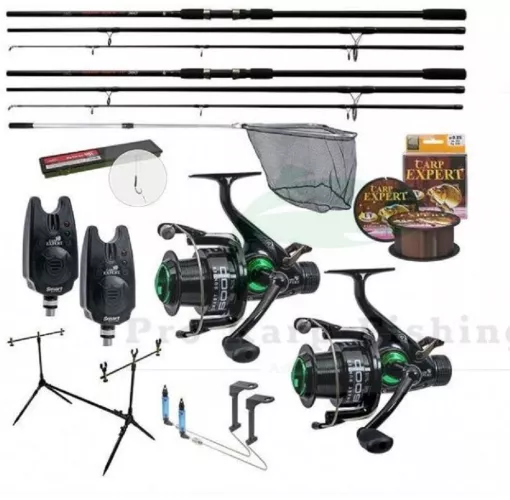 SET pescuit cu 2 lansete si 2 mulinete SMART DOUBLE BOILIE s2ldb - cel.ro