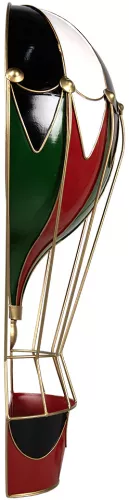 Decoratiune Balon Zburator metal multicolor 31x16x63 cm 5Y1260 - cel.ro