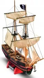 Kit de construit corabie din lemn Captain Morgan / Scara 1 135 / 14 ...