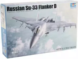 Kit de construit avion Sukhoi SU 33 Flanker D 1/72 01667-Trumpeter - cel.ro