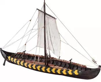 Kit de construit barca din lemn cu panze Viking Gokstad / scara 1 35 / 14+