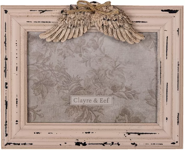 Rama foto masa mdf roz vintage 24x3x19 cm 18x13 cm 2F0887 - cel.ro