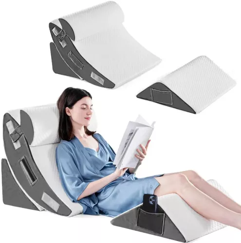 Set 4 Perne Ortopedice Reglabile tip Pat Ortopedic Linomag® din Spuma ...