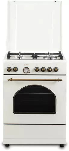 Aragaz Rustic Samus SR660EL1CW 4 arzatoare gaz 1 wok cuptor electric 6 functii - cel.ro