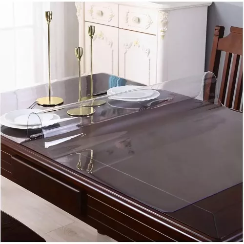 Fata de masa transparenta PVC siliconat ABYZ&trade 200x60 cm grosime 1. ...