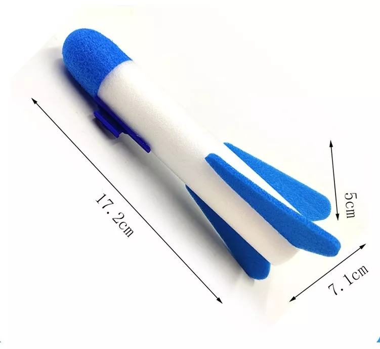 Pistol de Jucarie Flippy cu Lansator de Racheta din Polistiren/Plastic ...