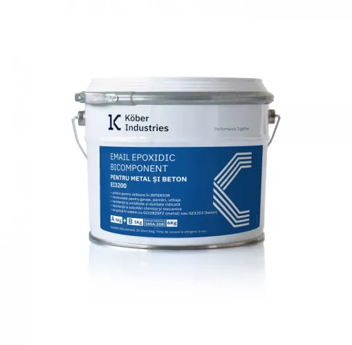 Email epoxidic EI3200 RAL 7040 Kober Industries 6kg 5946046765440 - cel.ro