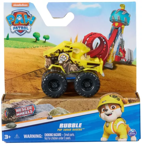 Patrula Catelusilor Pup Squad Racers Rescue Wheels Vehicul Metalic ...