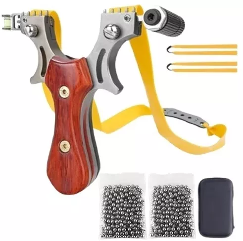 Set prastie metalica cu laser si 200 bile metalice 9 mm 12 cm boloboc ...