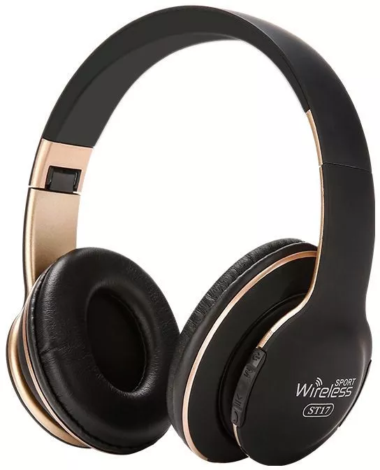 Casti Audio wireless Bluetooth Sport ST17 On Ear Bass cu Radio FM Mp3 Card