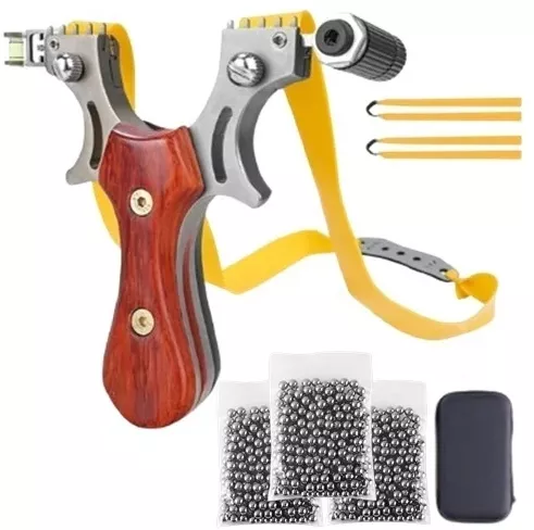 Set prastie metalica cu laser si 300 bile metalice 10 mm 12 cm boloboc ...