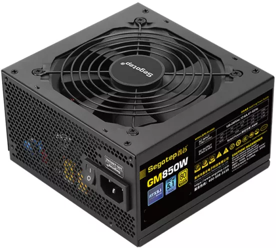 Sursa full modulara Segotep GM850W 850W 80PLUS Gold PCIE 5.0 ATX 3.0 Negru - cel.ro