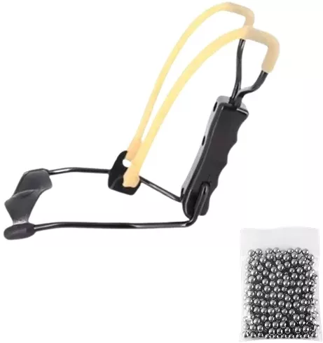 Set prastie metalica profesionala cu suport de incheietura si 100 bile ...