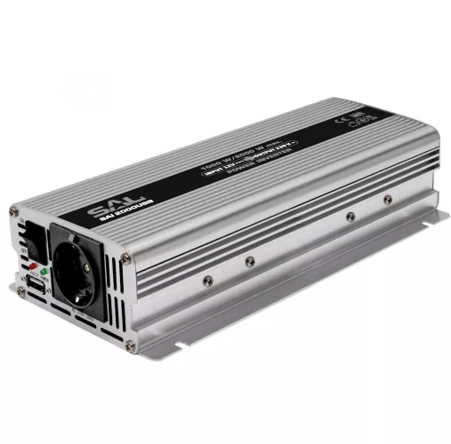 Invertor tensiune 12V - 230V 1000/2000W cu USB SAI 2000USB - cel.ro