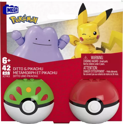 Pokemon Mega Set Doua Bile Ditto Si Pikachu 42 Piese i0tm_405115364 ...
