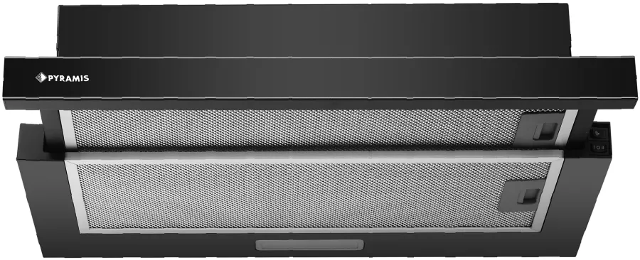 Hota telescopica Pyramis MDER Power Black Glass putere de absorbtie ...