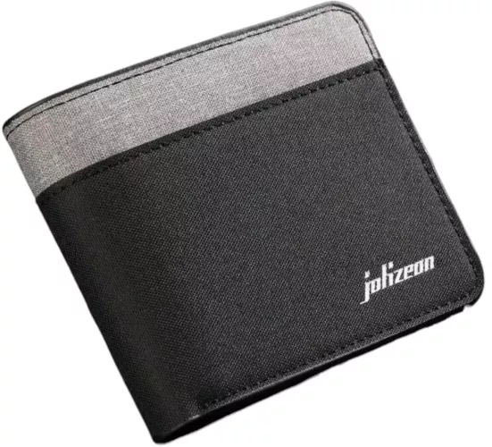 Portofel panza bifold design colorblock negru 8a0_490 - cel.ro