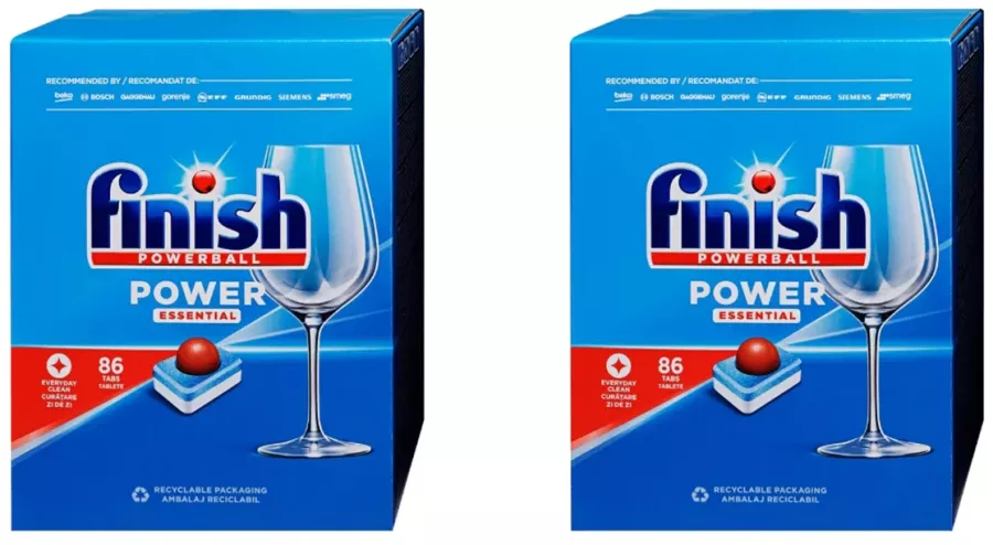 Set 2 x Detergent Capsule pentru Masina de Spalat Vase Finish Power ...
