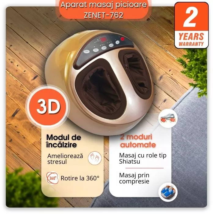 Aparat de masaj pentru picioare shiatsu - ZENET 762 profesional ...