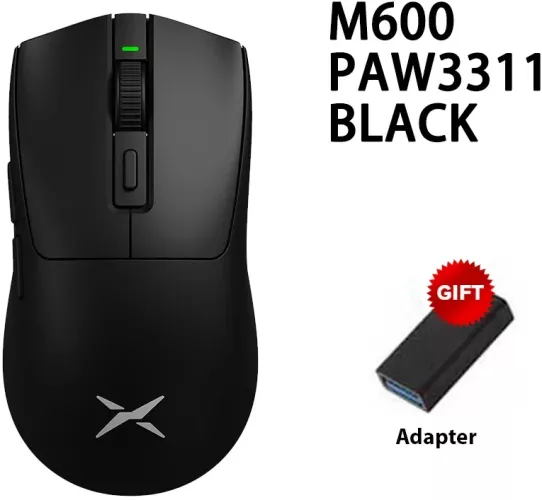 Mouse de gaming wireless Delux M600 26000DPI reincarcabil - M600 NEGRU ...