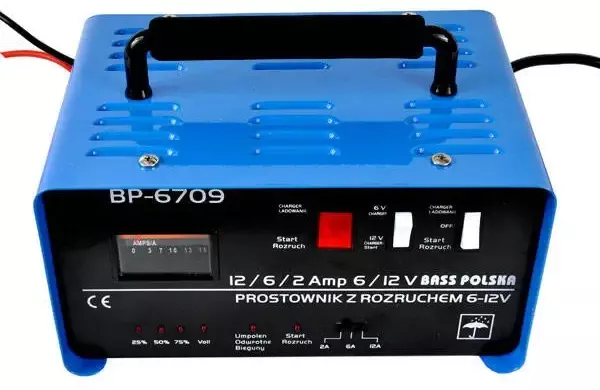 Redresor auto cu start Bass Polska 6V-12V 75A 6709 gtrm_460634484 - cel.ro