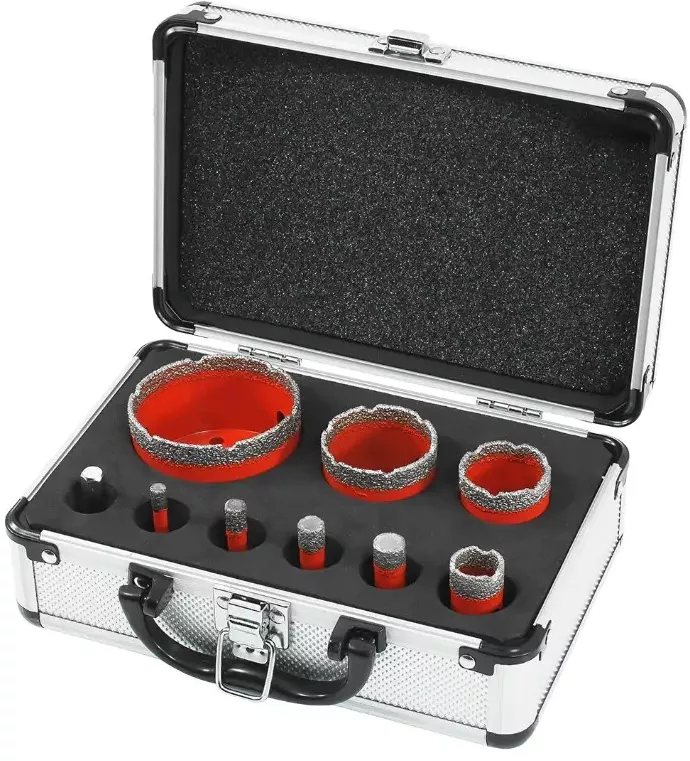 Set carote diamantate Verke V05504 9 buc 6-68 mm 5uz4_460634029 - cel.ro