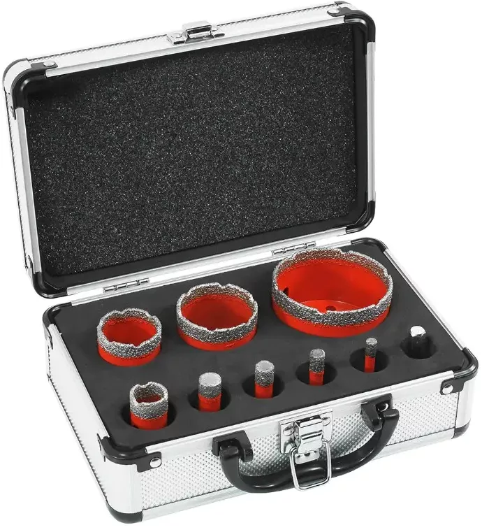 Set carote diamantate Verke V05504 9 buc 6-68 mm 5uz4_460634029 - cel.ro