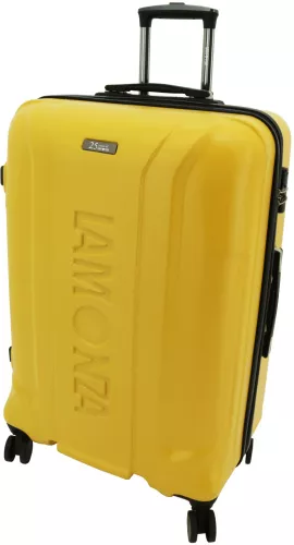 Troler Lamonza Glamour 78x51x31 cm 4 kg cantar incorporat galben a13031 ...