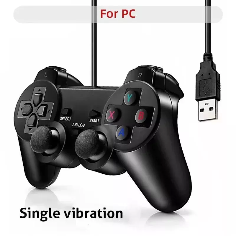 DATA FROG Wired USB PC gamepad aE&ldquo Vibration joystick controller ...