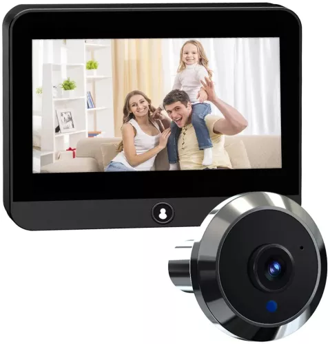 Vizor Electronic Wi-Fi TSS-PD13 Monitor 4.3 Inch LCD Full HD Unghi Larg ...