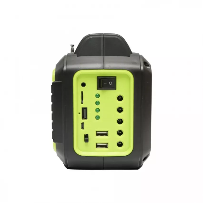 Kit panou solar fotovoltaic 8 acumulatori LiIon 16850 4 becuri ...