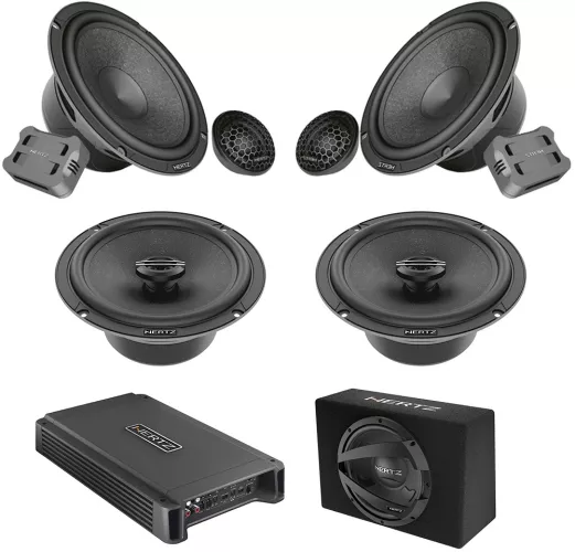 Pachet Difuzoare Auto cu subwoofer Nissan Pathfinder 2005-2012 Hertz ...