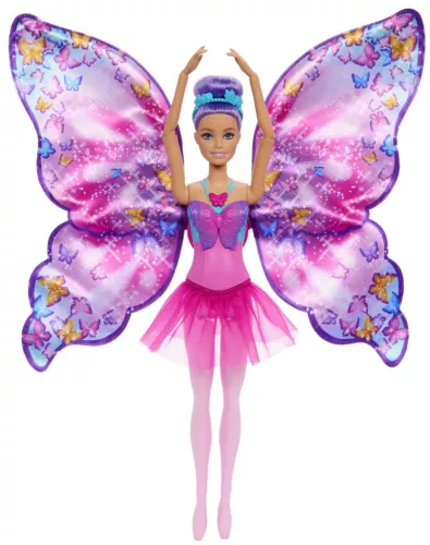 Papusa Barbie cu aripi Dance and Flutter HBR_MTHXJ10 - cel.ro