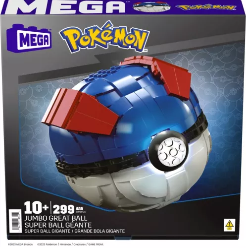 Set de constructie Pokemon Mega Construx Bila Jumbo 299 piese HBR ...
