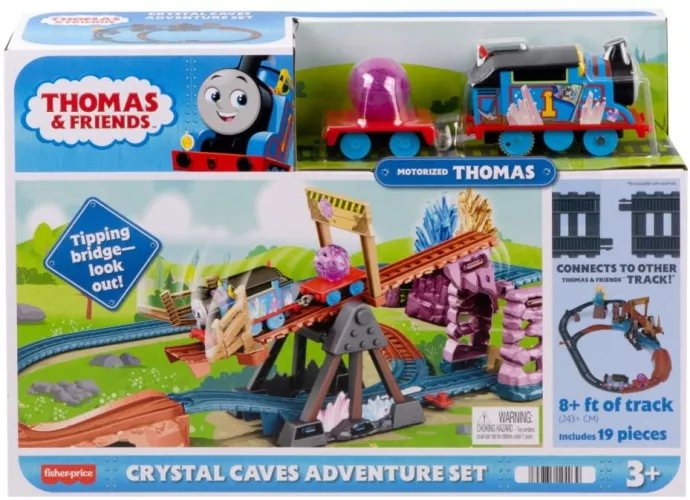 Set de joaca Thomas Crystal Caves Adventure cu locomotiva motorizata ...