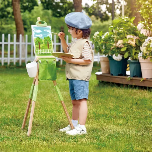 Sevalet portabil din bambus pentru copii TAG_E2009A - cel.ro