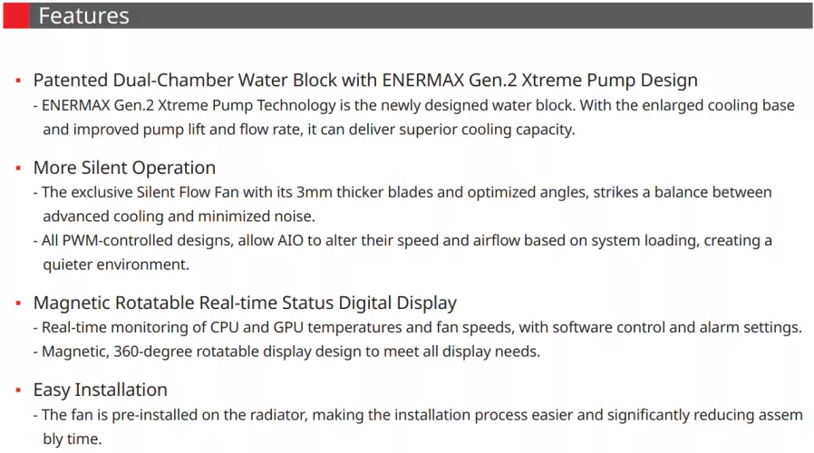 Cooler Enermax Liqmax IV 240mm Support 370W TDP Intel / AMD magnet ...