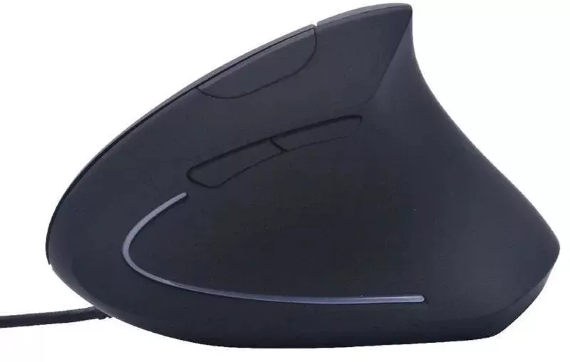 Mouse de gaming ergonomic vertical cu fir RGB 3200DPI - cel.ro