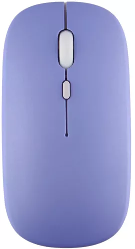 Mouse wireless Bluetooth silentios ergonomic - Violet - cel.ro